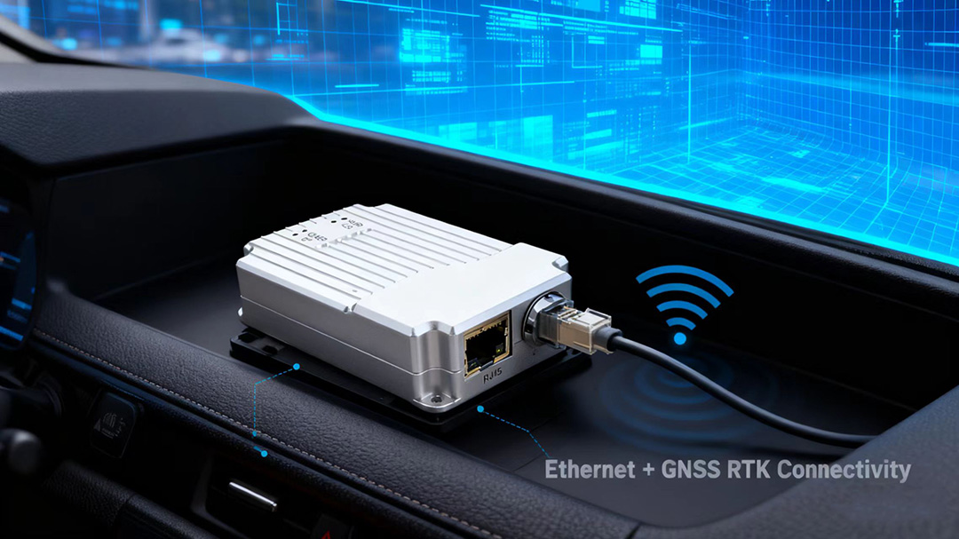 A12mini RTK Terminal with Ethernet Port Enhances Intelligent Vehicle ...